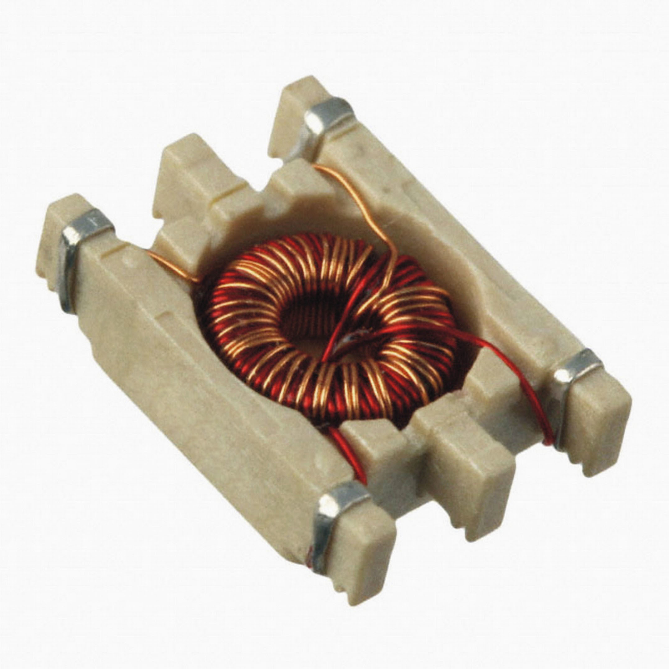 พลาสติก SMD Common Mode Ferrite Core Choke 10kHz สำหรับ Photovoltaic