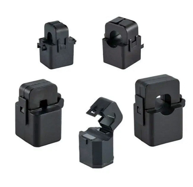 PBT Bobbin แยกแกนหม้อแปลงกระแสไฟ 80A หม้อแปลงกระแสสัมผัส
